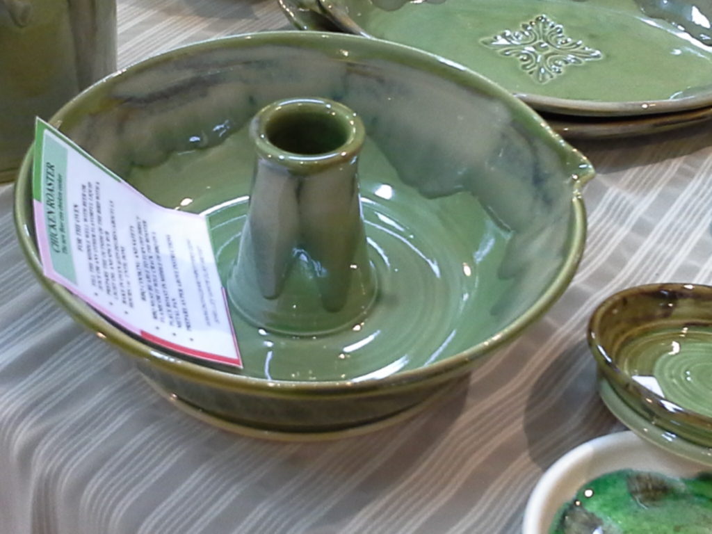 Doing Earth Pottery Vertical Chicken Roasters – Beer Can Chicken ...